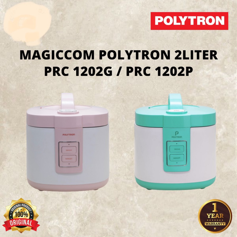 Jual Magic com premium Polytron PRC-1202. 2 liter penanak & penghangat nasi | Shopee Indonesia
