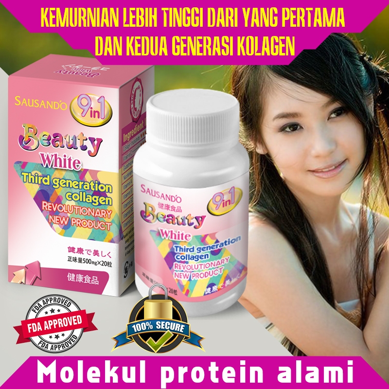 Jual SAUSANDO Kecantikan Kolagen Glutacid Glutathione (20 Buah) Asli ...