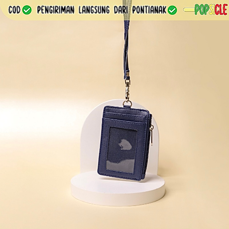 Jual Name Tag Flashee ID Card Holder Navy Resleting V2 Name Tag ...