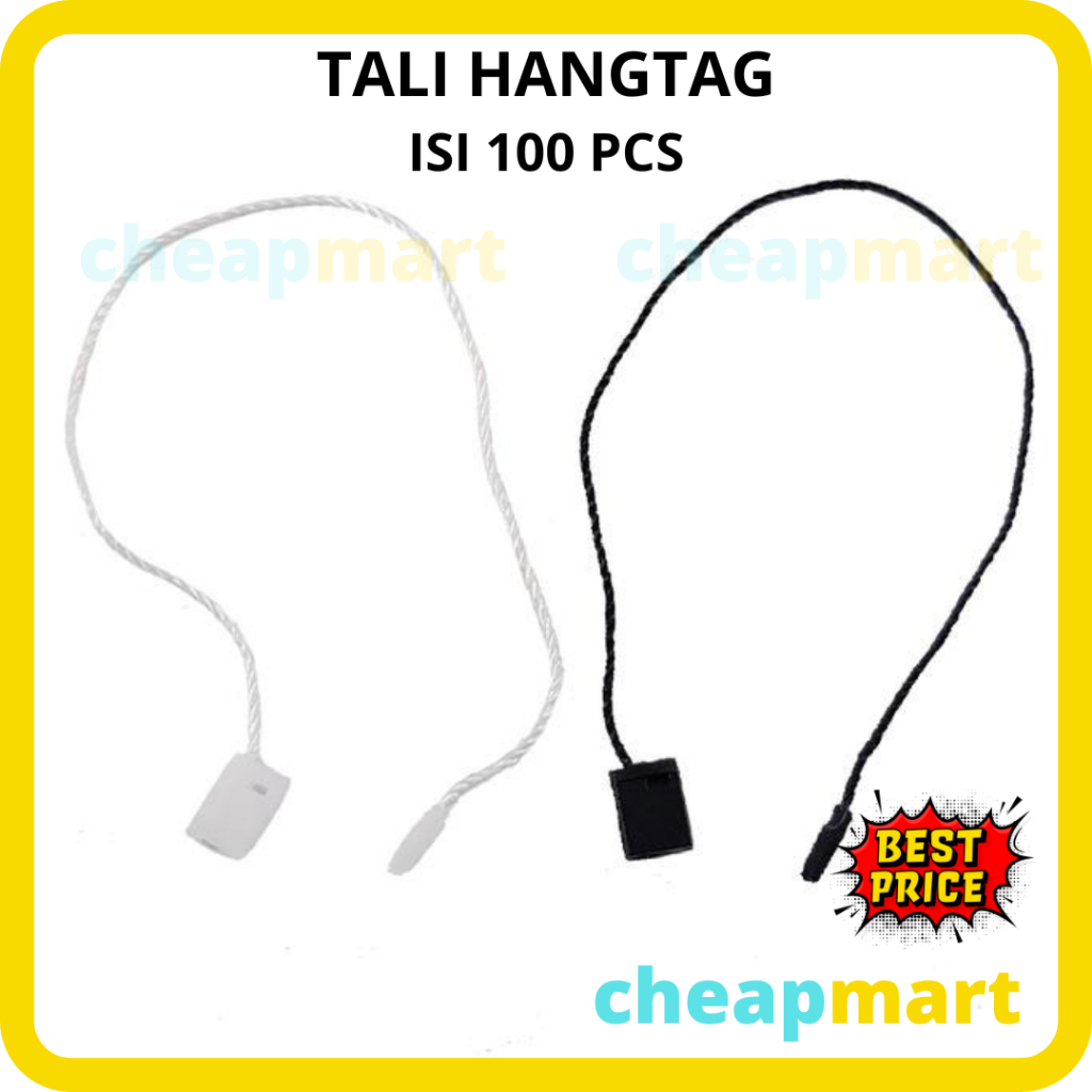 Jual TALI HANG TAG KEMASAN EKONOMIS(100 PCS) | Shopee Indonesia