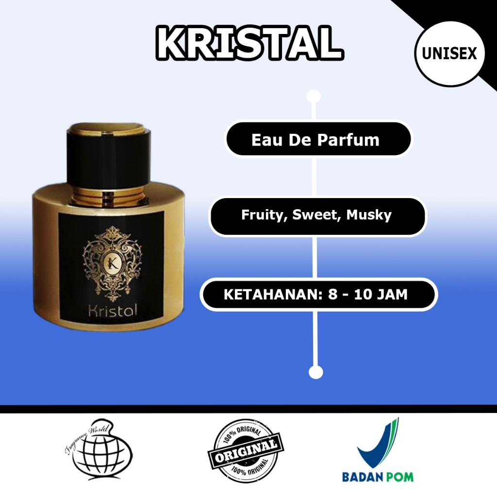 Jual Parfum Unisex Wangi Tahan Lama / Fragrance World Kristal for ...