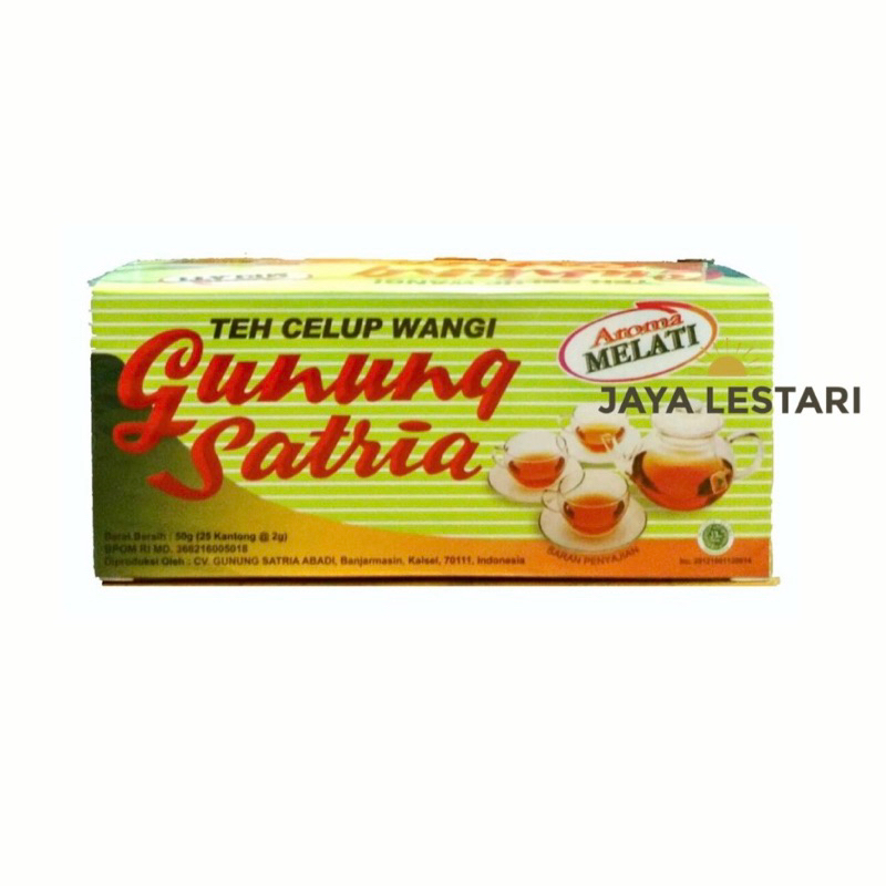 Jual Teh Gunung Satria (25 Tea Bags) (2 Varian Rasa) | Shopee Indonesia