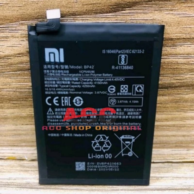 Jual Baterai Batre Hp Xiaomi Mi 11 Lite Original Battery Kode BP42 BP ...