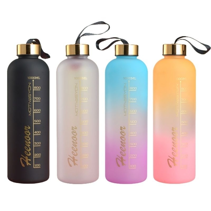 Jual botol minum plastik 1 liter tutup bulat | Shopee Indonesia