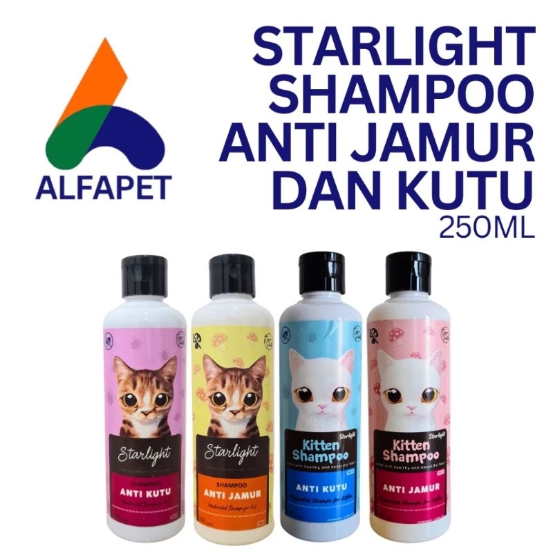 Jual Starlight Shampoo Kucing Anti Jamur dan Kutu 250ml | Shopee Indonesia