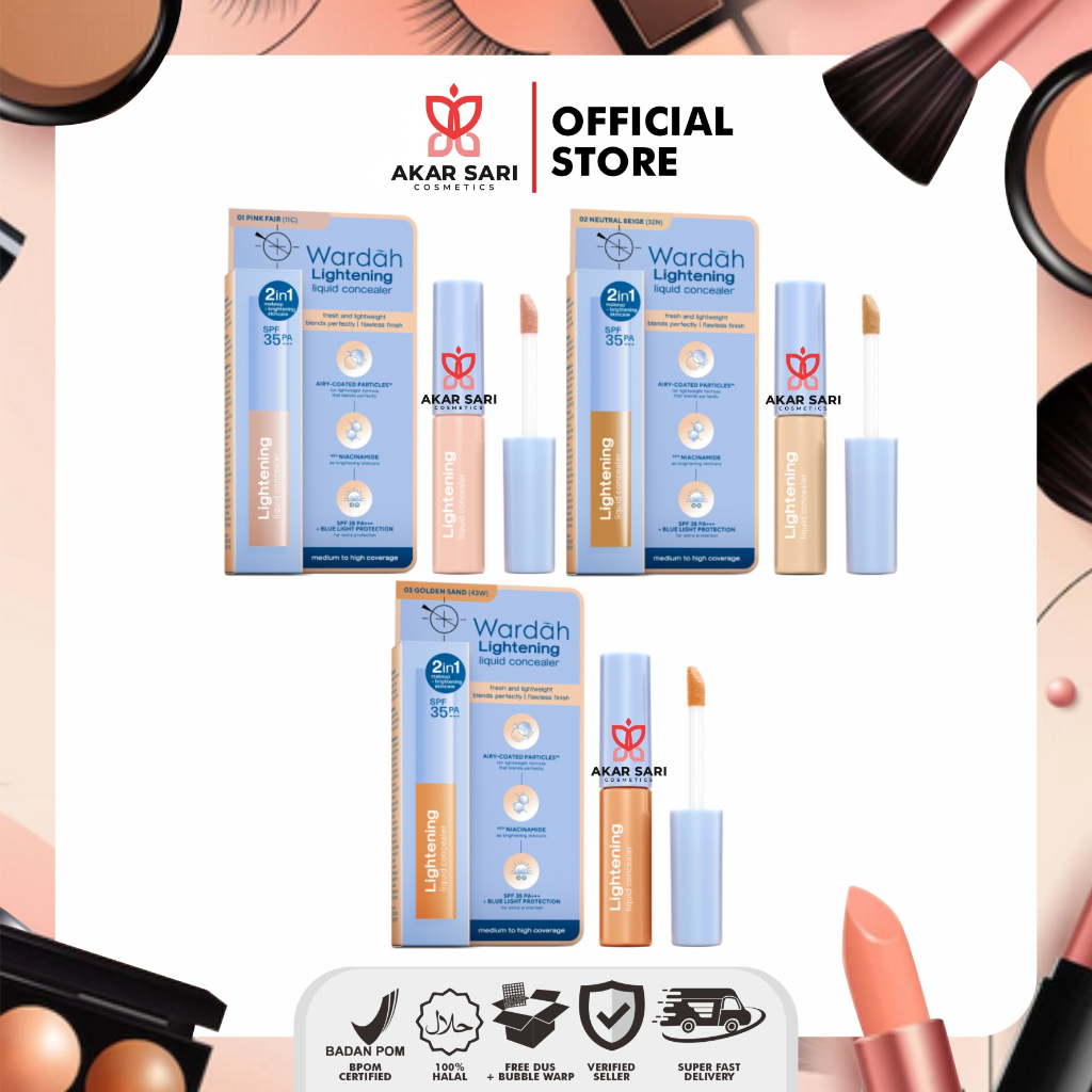Jual WARDAH LIGHTENING LIQUID CONCEALER - 6 gr | Shopee Indonesia