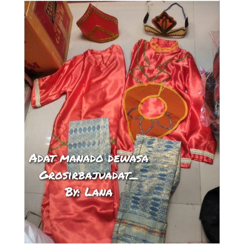 Jual baju adat Manado SMP/ SMA / dewasa | Shopee Indonesia