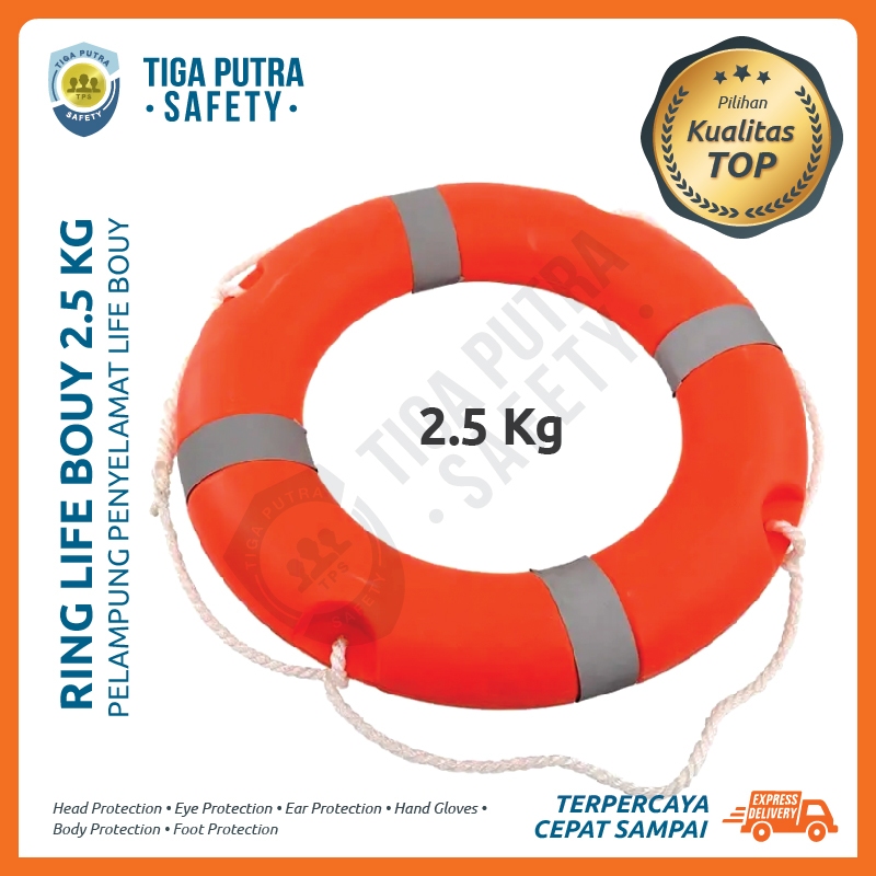 Jual Pelampung Ban Penyelamat Life Buoy Fiber 2.5 Kg / Ring Buoy Safety | Shopee Indonesia