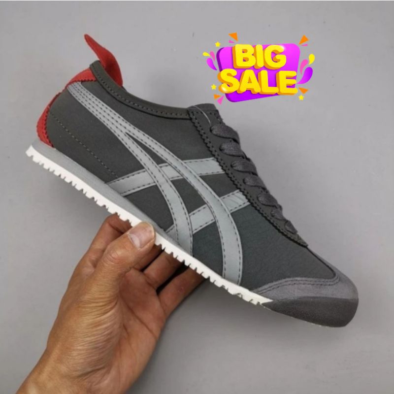 Jual Sepatu Onitsuka Tiger Mexico 66 Dark Grey Stone | Shopee Indonesia