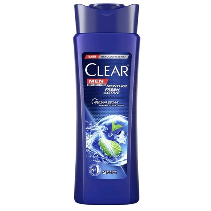 Jual CLEAR Man Shampoo Menthol Fresh Active 300 ml | Shopee Indonesia