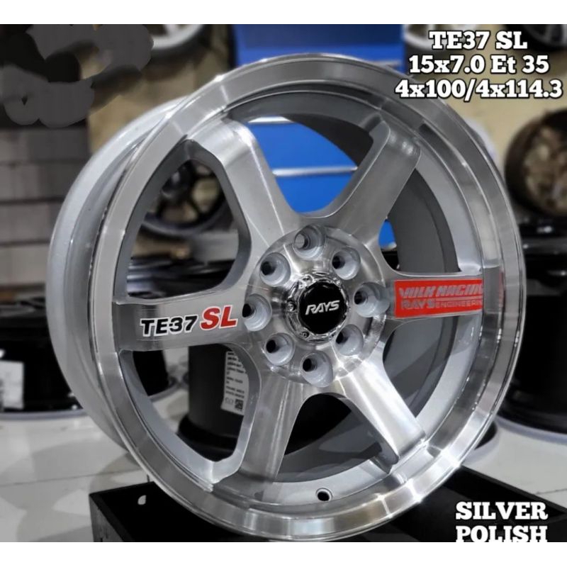 Jual [PROMO!!] Velg Volk rays TE 37 ring 15 | Shopee Indonesia