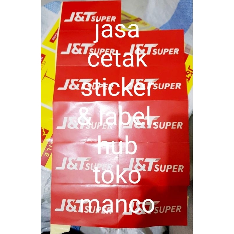 Jual jasa cetak sticker Dan label Dan custom | Shopee Indonesia