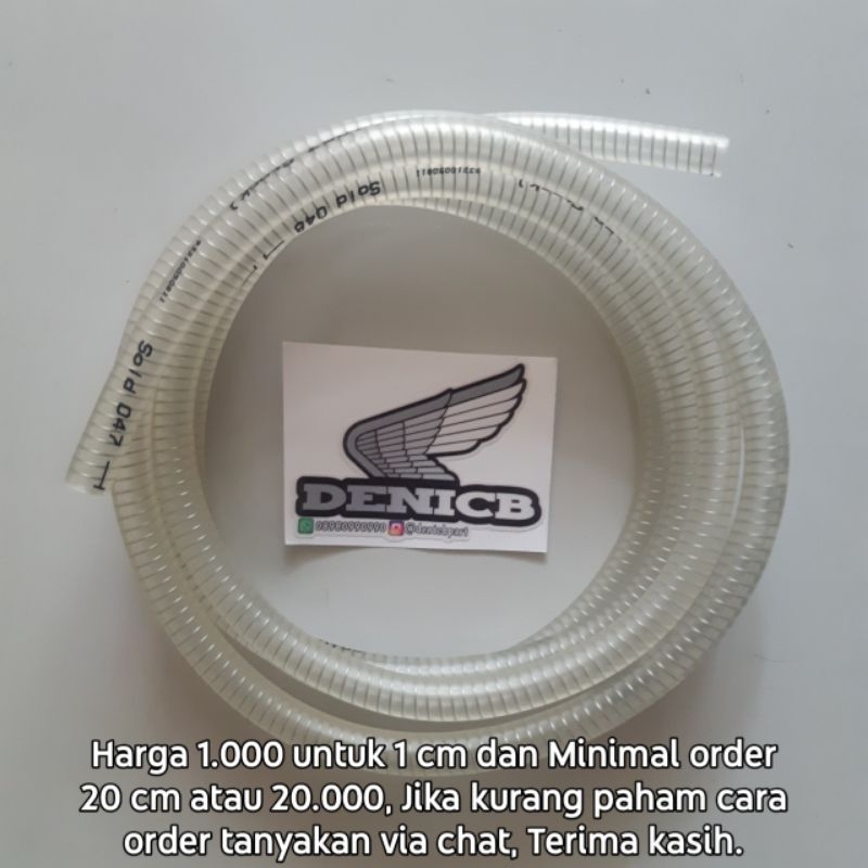Jual Selang 1000 utk per 1 cm nya bensin tabung minyak rem oli samping ...