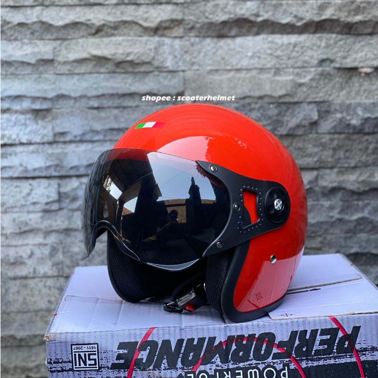 Jual HELM VESPA MATIC ITALY | Shopee Indonesia