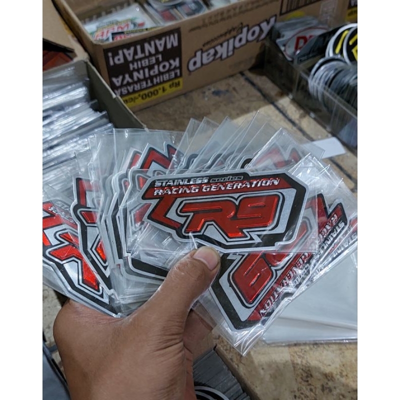 Jual EMBLEM KNALPOT,KNALPOT MEREK R9 ( ASLI TIMBUL ) | Shopee Indonesia