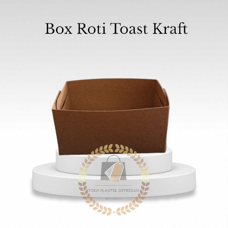 Jual Box Paper Roti Toast Kraft Coklat | Shopee Indonesia