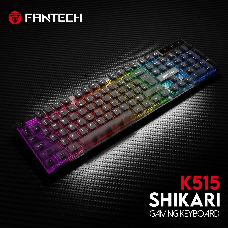 Jual Fantech Shikari K515 Keyboard Gaming RGB Transparant Keycaps | Shopee Indonesia