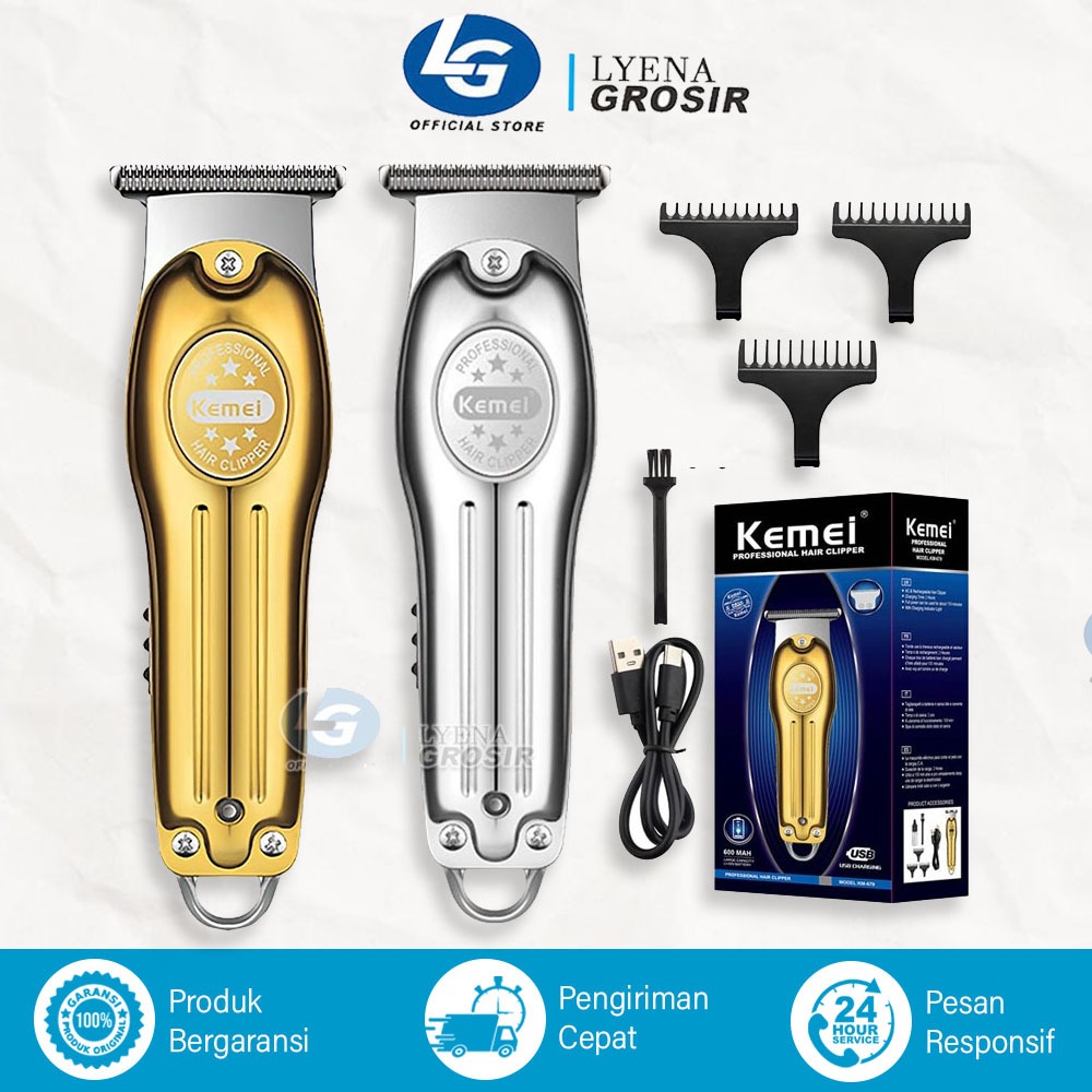 Jual Hair Clipper Mini Kemei KM 679 Professional Alat Cukur Rambut Isi Ulang | Shopee Indonesia