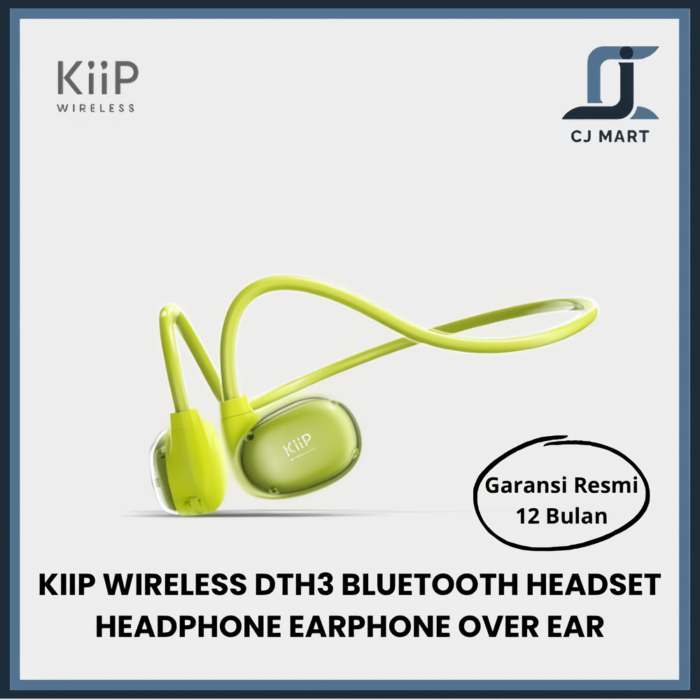 Jual KIIP WIRELESS DTH3 BLUETOOTH HEADSET HEADPHONE EARPHONE OVER EAR ...