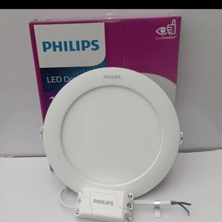 Jual lampu downlight slim led panel magneos philips 4w 6w 9w 12w inbow ...