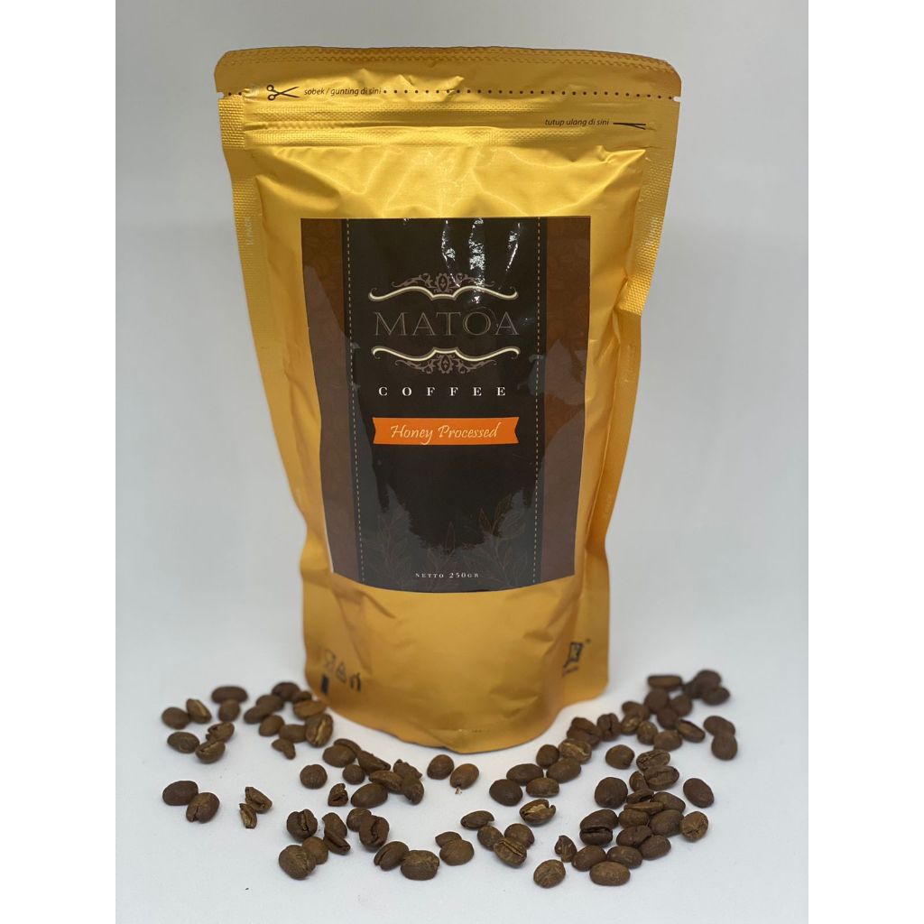 Jual Kopi Arabica Honey Matoa Coffee 250 gram | Shopee Indonesia