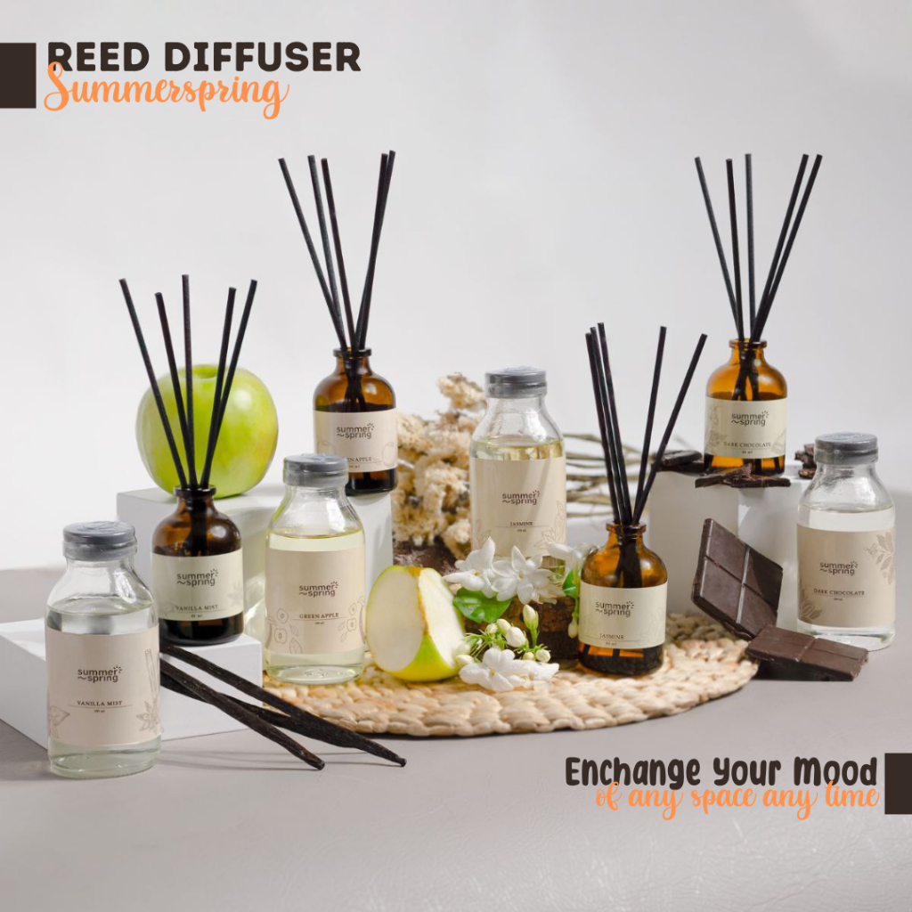 Jual Reed Diffuser Pengharum Ruangan Aromaterapi Pewangi Toilet Kamar ...