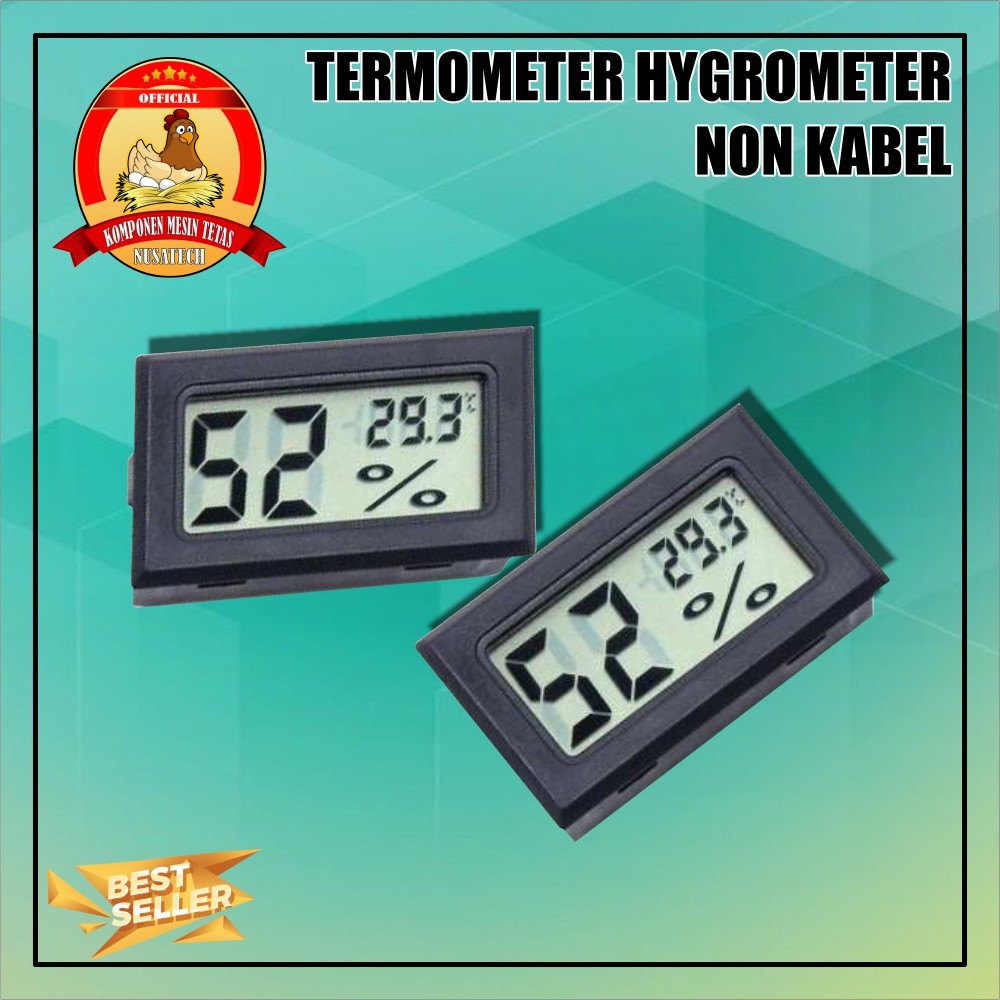 Jual Termometer Hygrometer Termohygrometer Pengukur Suhu dan Kelembaban ...