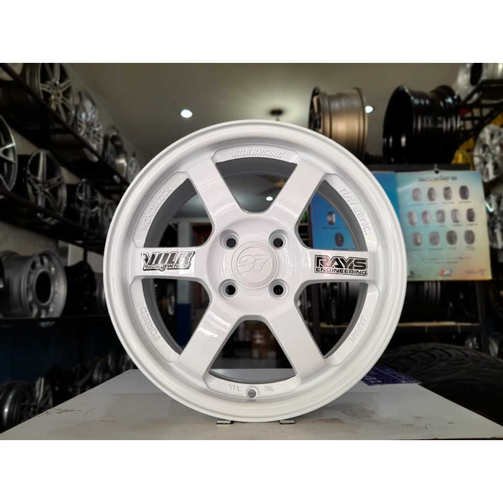 Jual VELG TE37 R15 H4X100 UNTUK SIIGRA,MOBILIO,AGYA.AYLA DLL GRATIS ...
