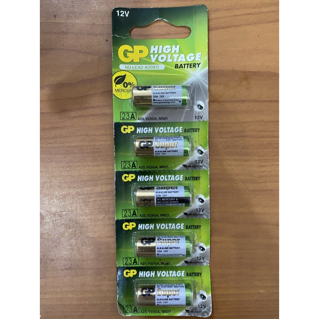 Jual Baterai alkaline GP 23A A23 12Volt remote mobil (ORIGINAL ...