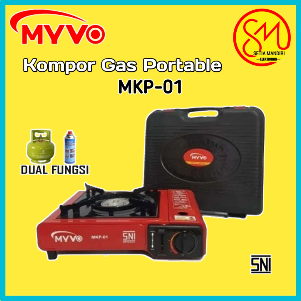 Jual MYVO MKP-01 Kompor Gas Portable / MYVO MKP-01 | Shopee Indonesia