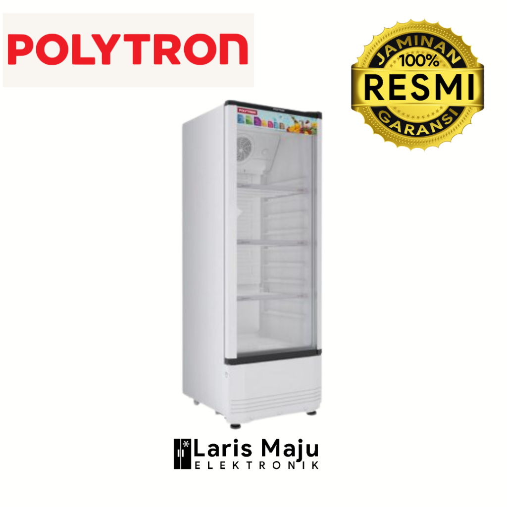 Jual POLYTRON Showcase SCN 180 - Kapasitas 180 Liter 3 Rak Dapat Diatur ...