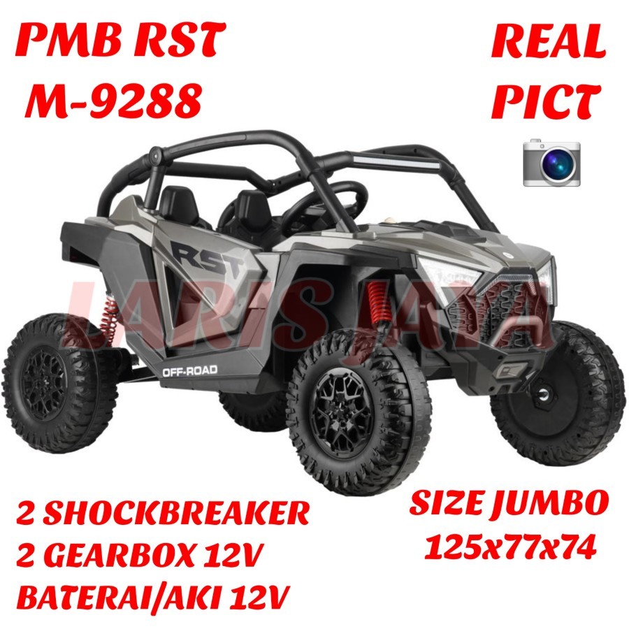Jual [ BONUS BUKU ] MOBILAN AKI JEEP pmb off road rst m-9288 12 VOLT ...