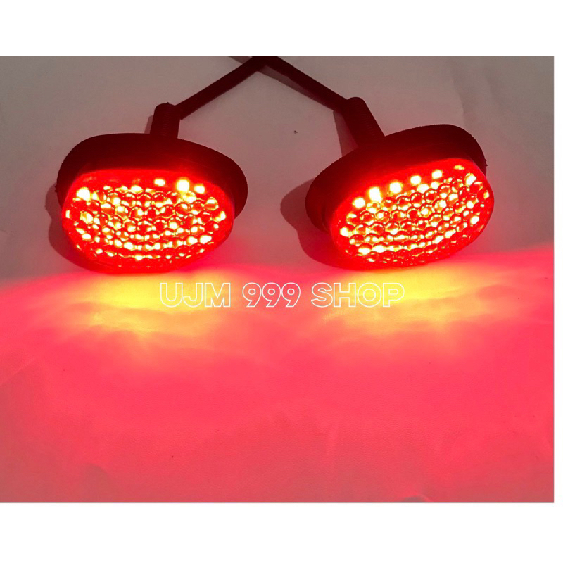 Jual Sein Tempel LED Lampu Sen Tempel Oval D-90 Universal Buat Gsx/R15 v3/Cbr150r/Ninja Rr Mono ...