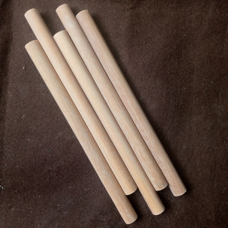 Jual Stick Kayu Dowel Diameter 14mm (1,4cm x Panjang 20cm) | Shopee ...
