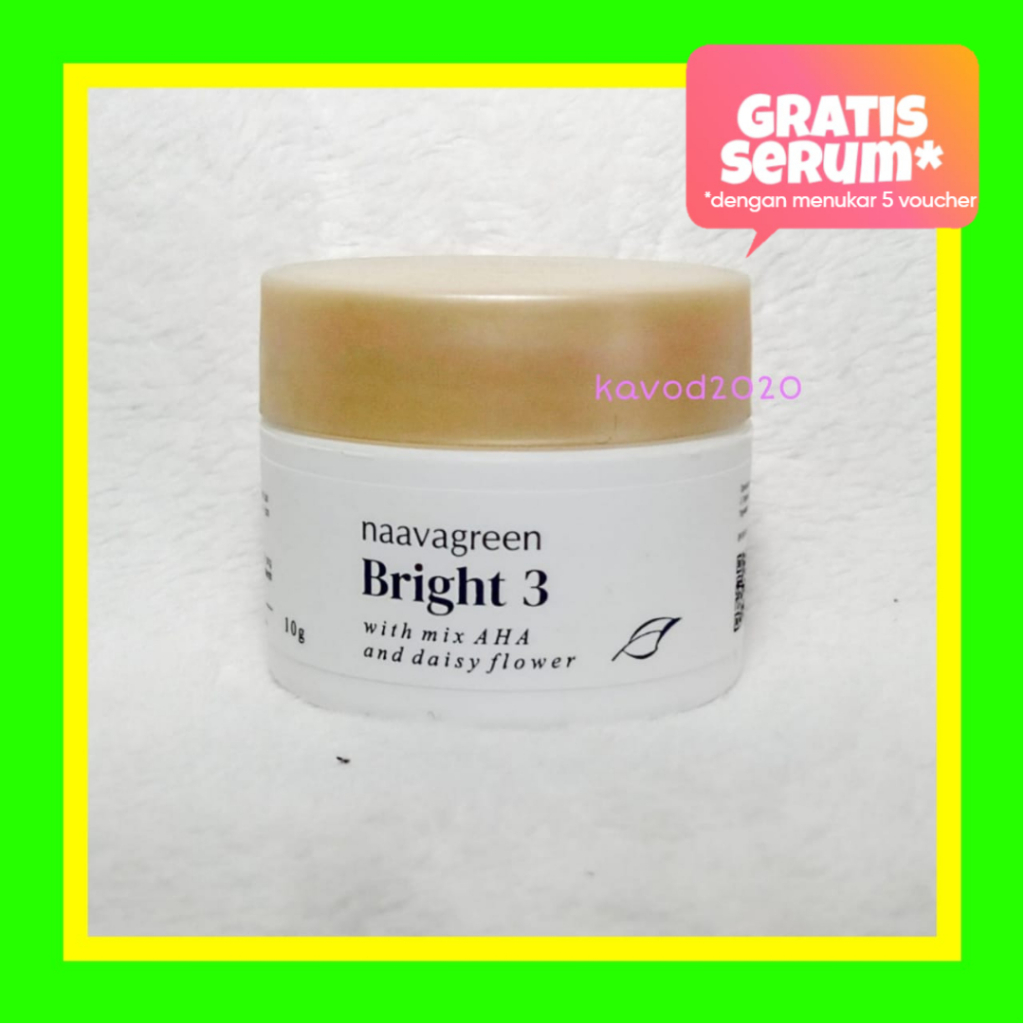 Jual Naavagreen Bright 3 Day Cream 10 gram by dr Fredi Setyawan ...