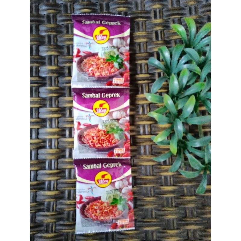 Jual Sambal Geprek ULEG sambel geprek sachet kemasan 18gr | Shopee ...