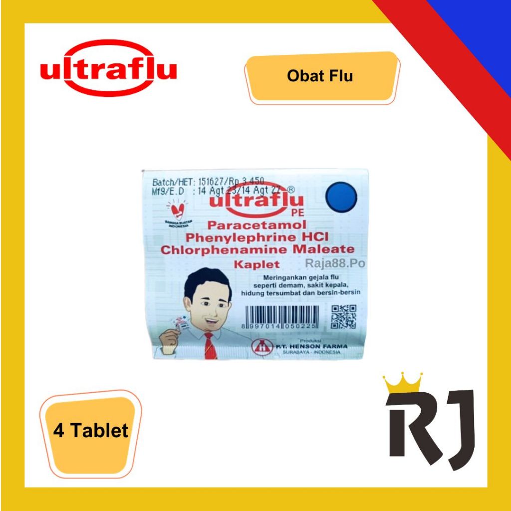 Jual Obat Flu Ultraflu Strip (Isi 4 Tablet) | Shopee Indonesia