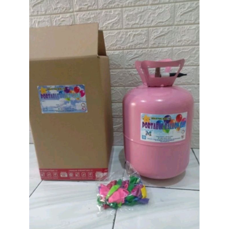 Jual balon gas - gas helium portable S-M (New Pack) | Shopee Indonesia