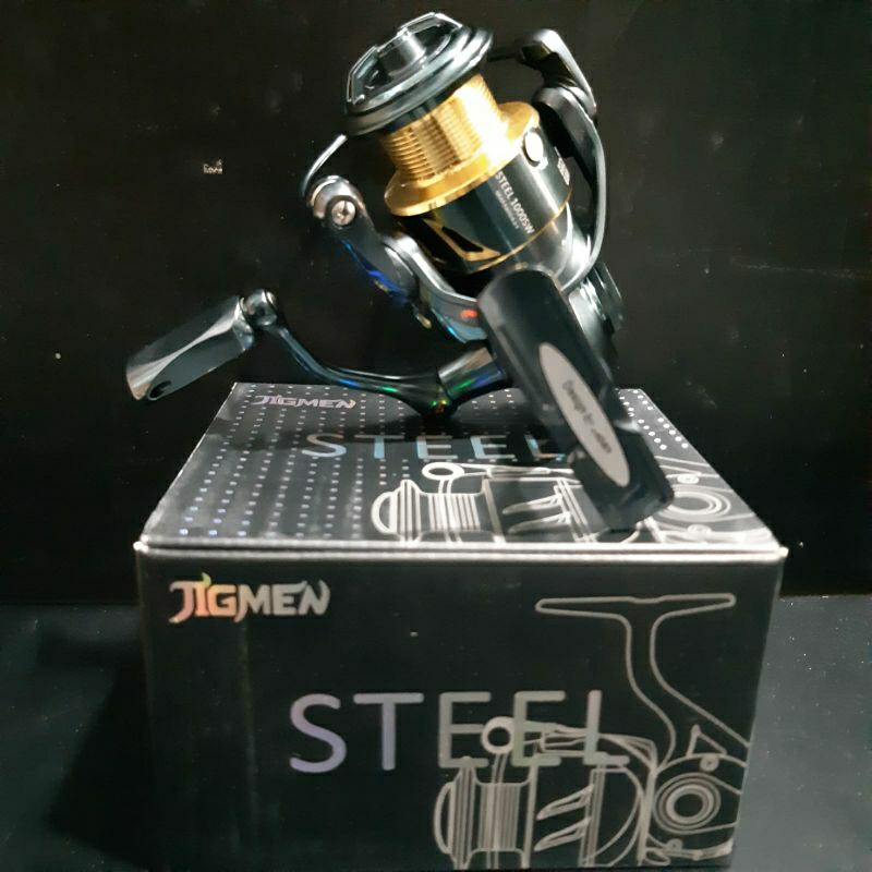 Jual Reel pancing JIGMEN STEEL SW 1000 2000 3000 6000 | Shopee Indonesia