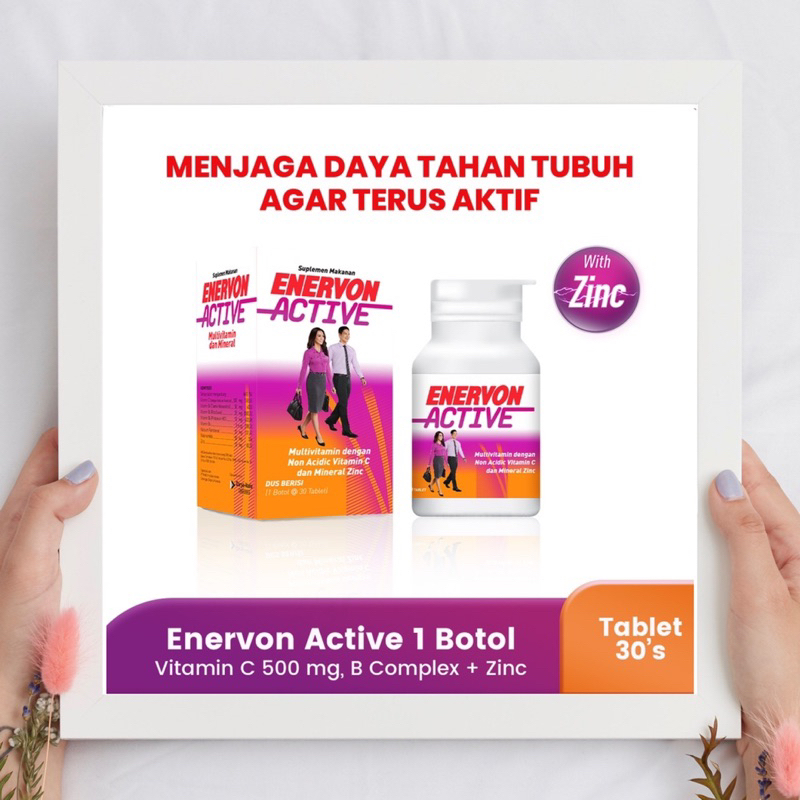 Jual Enervon Active Botol Tablet 30's | Shopee Indonesia