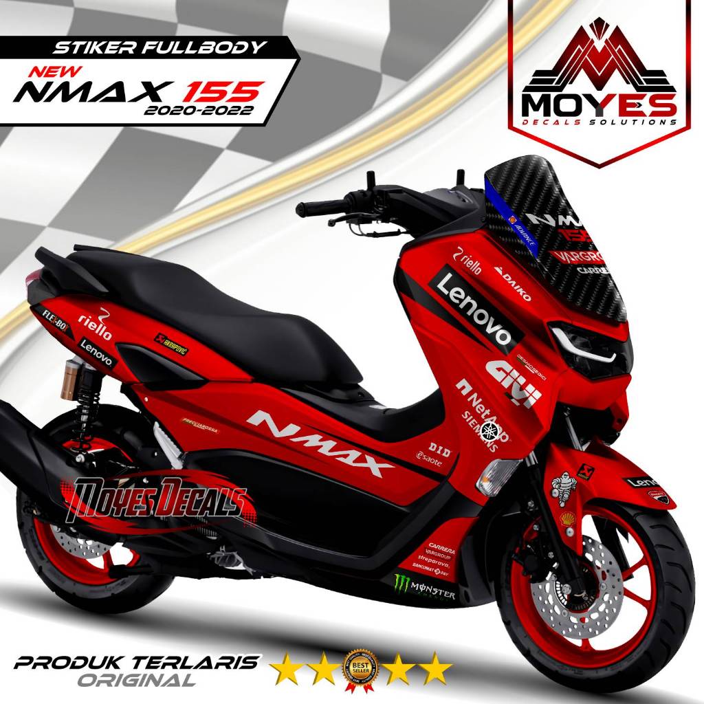 Jual Stiker Nmax New 155 Fullbody - Decal stiker Nmax 155 Motif Lenovo ...