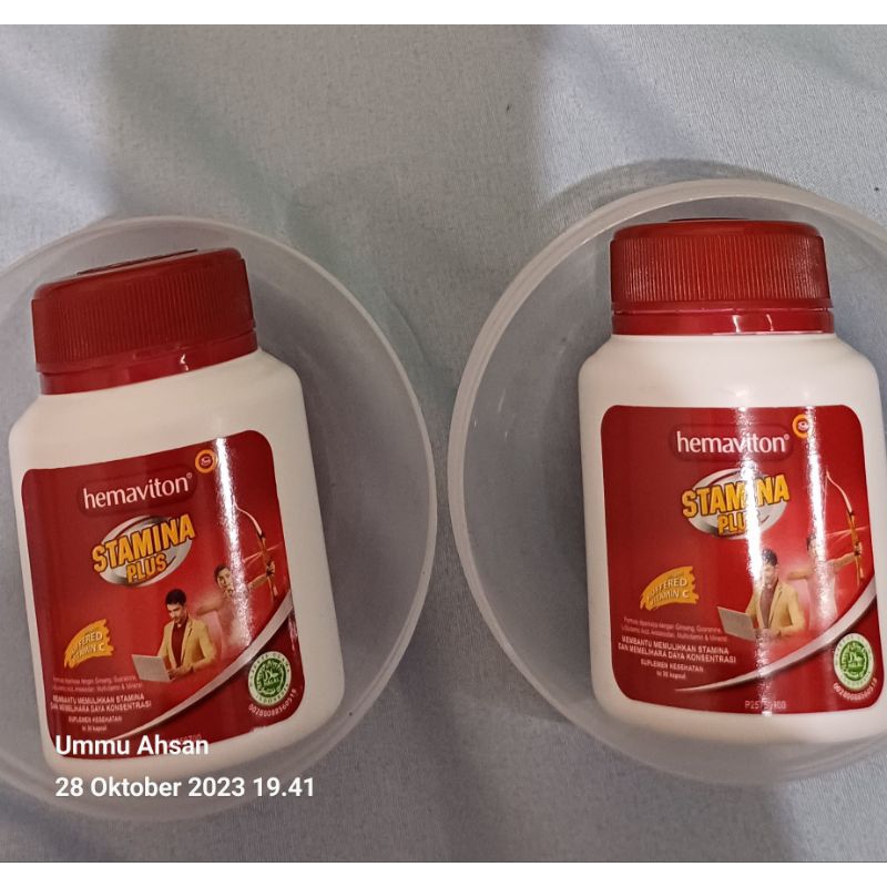 Jual Hemaviton Stamina Plus Multivitamin Botol 30 kapsul | Shopee Indonesia