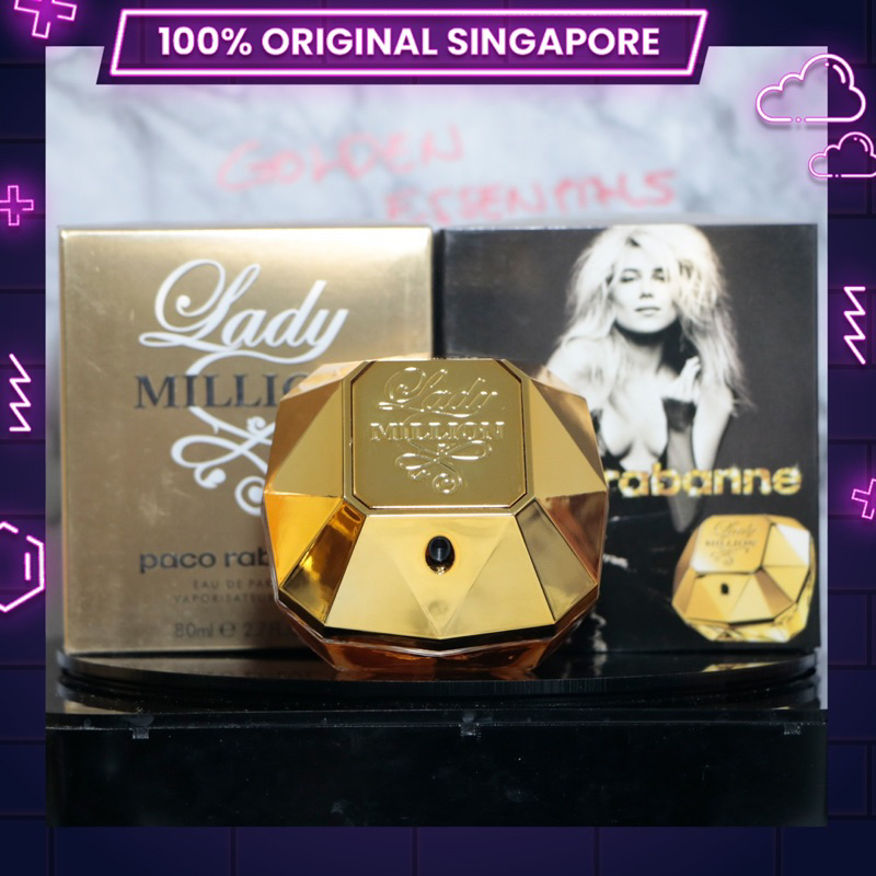 Jual [ 100% ORIGINAL SINGAPORE ] GOLDEN LADY MILLION PARFUM WANITA BEST ...
