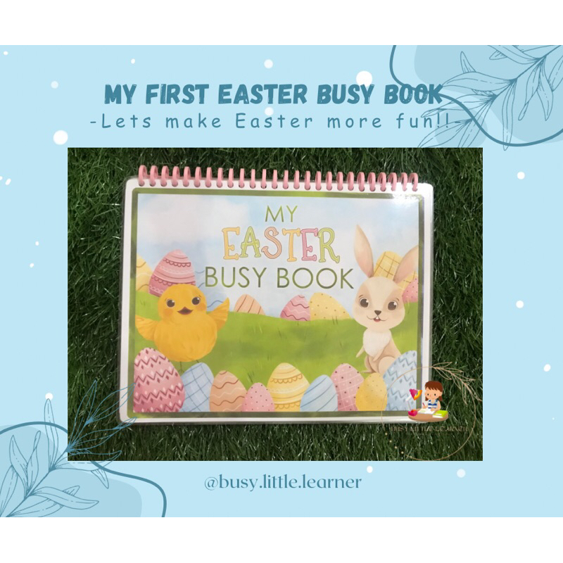 Jual My Easter Busy Book / busy book/ buku edukasi anak / mainan ...