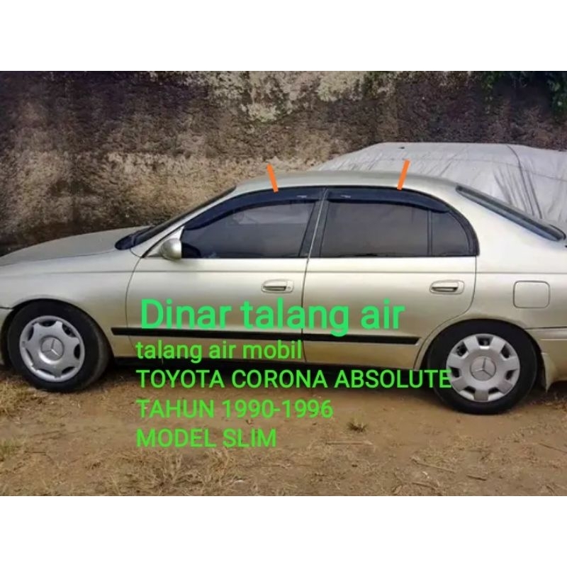 Jual talang air mobil TOYOTA CORONA ABSOLUTE TAHUN 1990-1996 MODEL SLIM ...