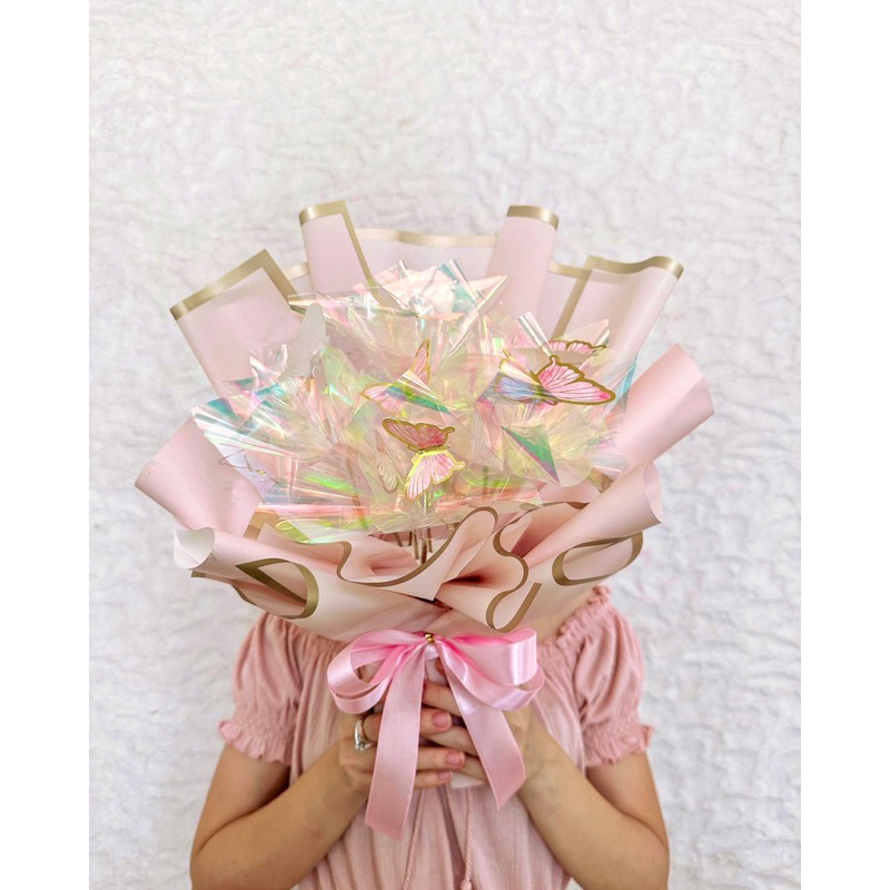 Jual buket kupu kupu led lampu semarang murah bucket kupu butterfly ...