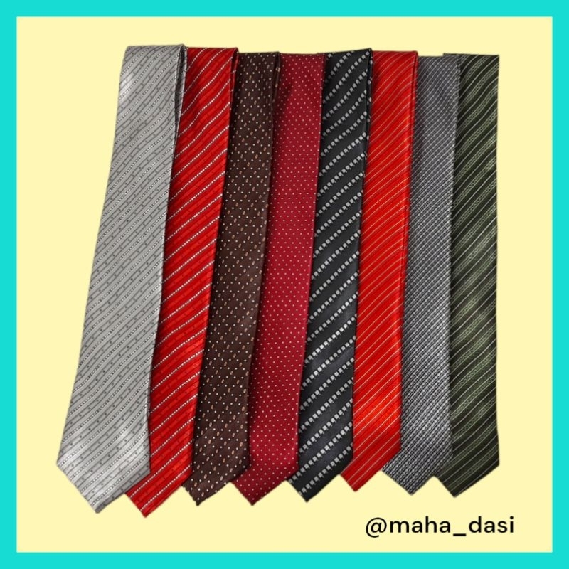 Jual Dasi Motif Premium Manual Panjang 100% Polyester Unisex - Kantor ...