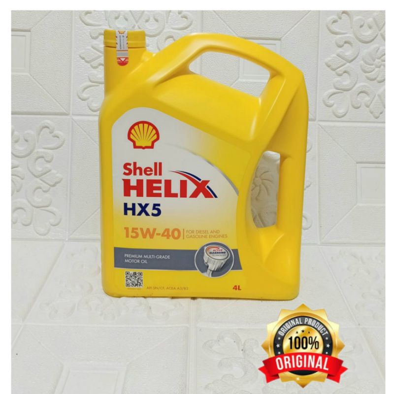 Jual Shell Helix HX-5 15W40 (4 L) | Shopee Indonesia