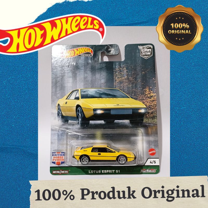Jual Hot Wheels Lotus Esprit S1 British Horse Power Hot Wheels Premium ...