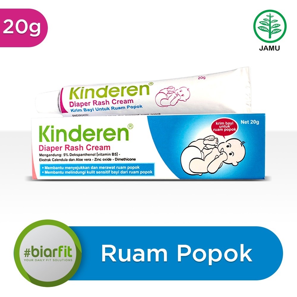 Jual Kinderen Diaper Rash Cream Hilangkan Ruam Bayi | Shopee Indonesia